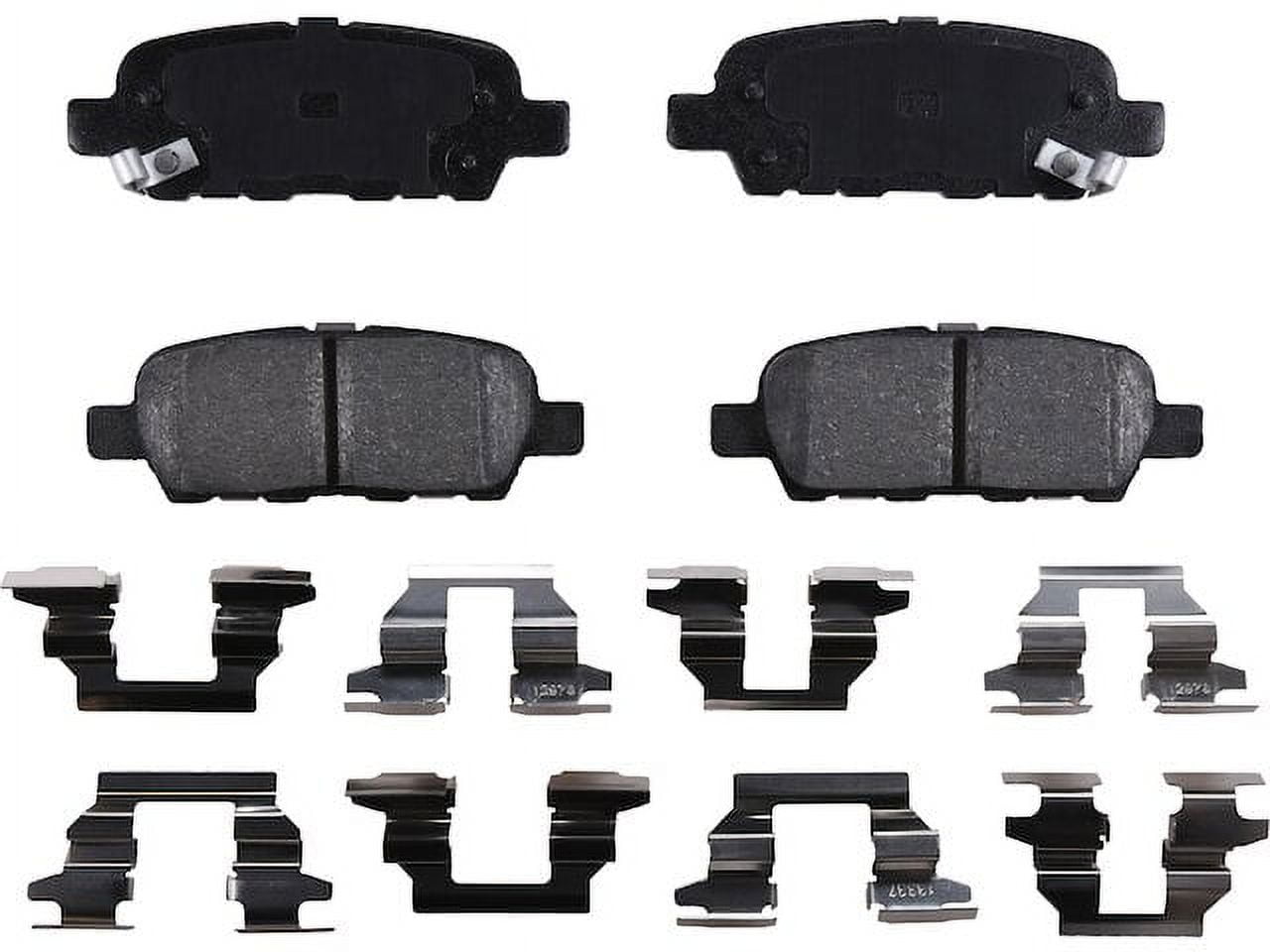 Rear Brake Pad Set - Compatible with 2002 - 2020 Nissan Altima FWD 2.5L ...
