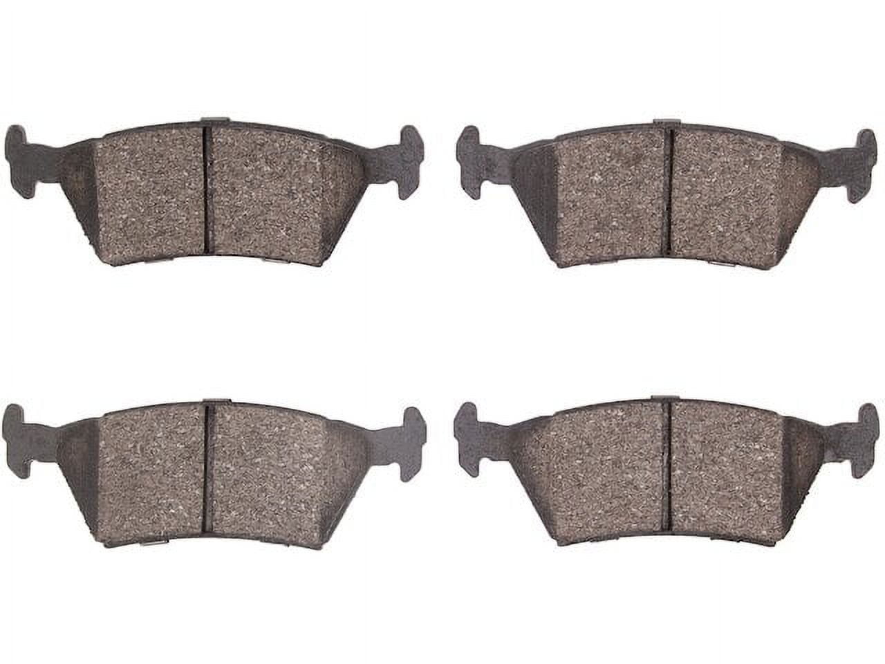 Rear Brake Pad Set - Compatible with 1989 - 1991 Chrysler TC Maserati ...