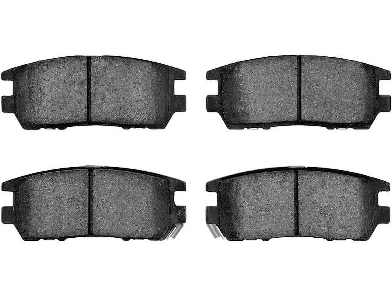 Rear Brake Pad Set - Compatible with 1990 - 2000 Mitsubishi Montero ...