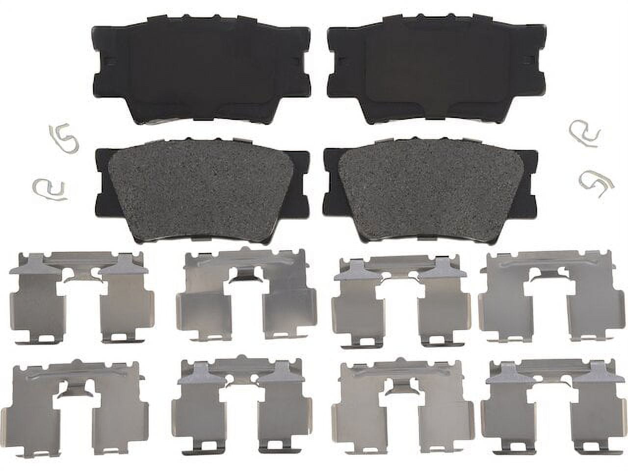 Rear Brake Pad Set - Compatible with 2006 - 2018 Toyota RAV4 2007 2008 ...