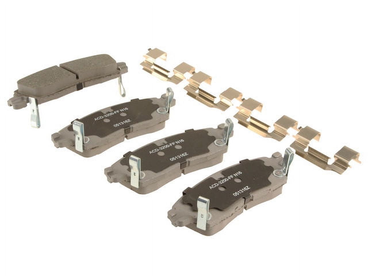 Rear Brake Pad Set - Compatible with 2009 - 2017 Chevy Traverse 2010 ...