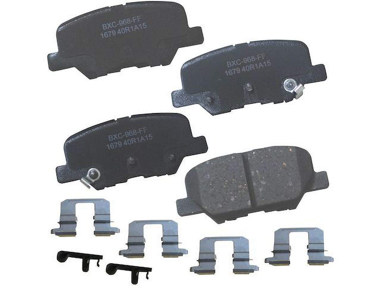 Rear Brake Pad Set - Compatible with 2013 - 2023 Mitsubishi Outlander ...