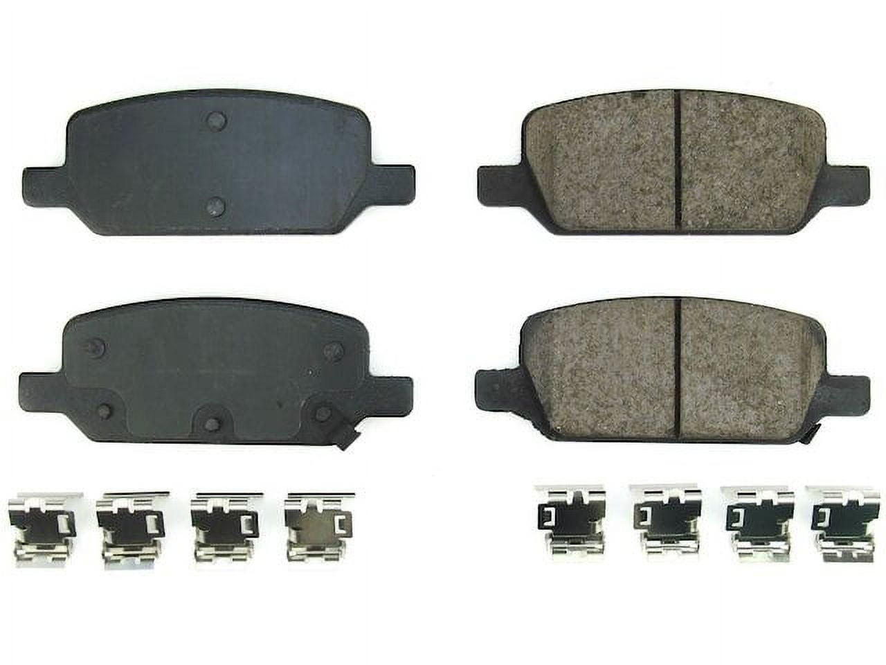 Rear Brake Pad Set - Compatible with 2017 - 2021 Tesla 3 - Power Stop ...
