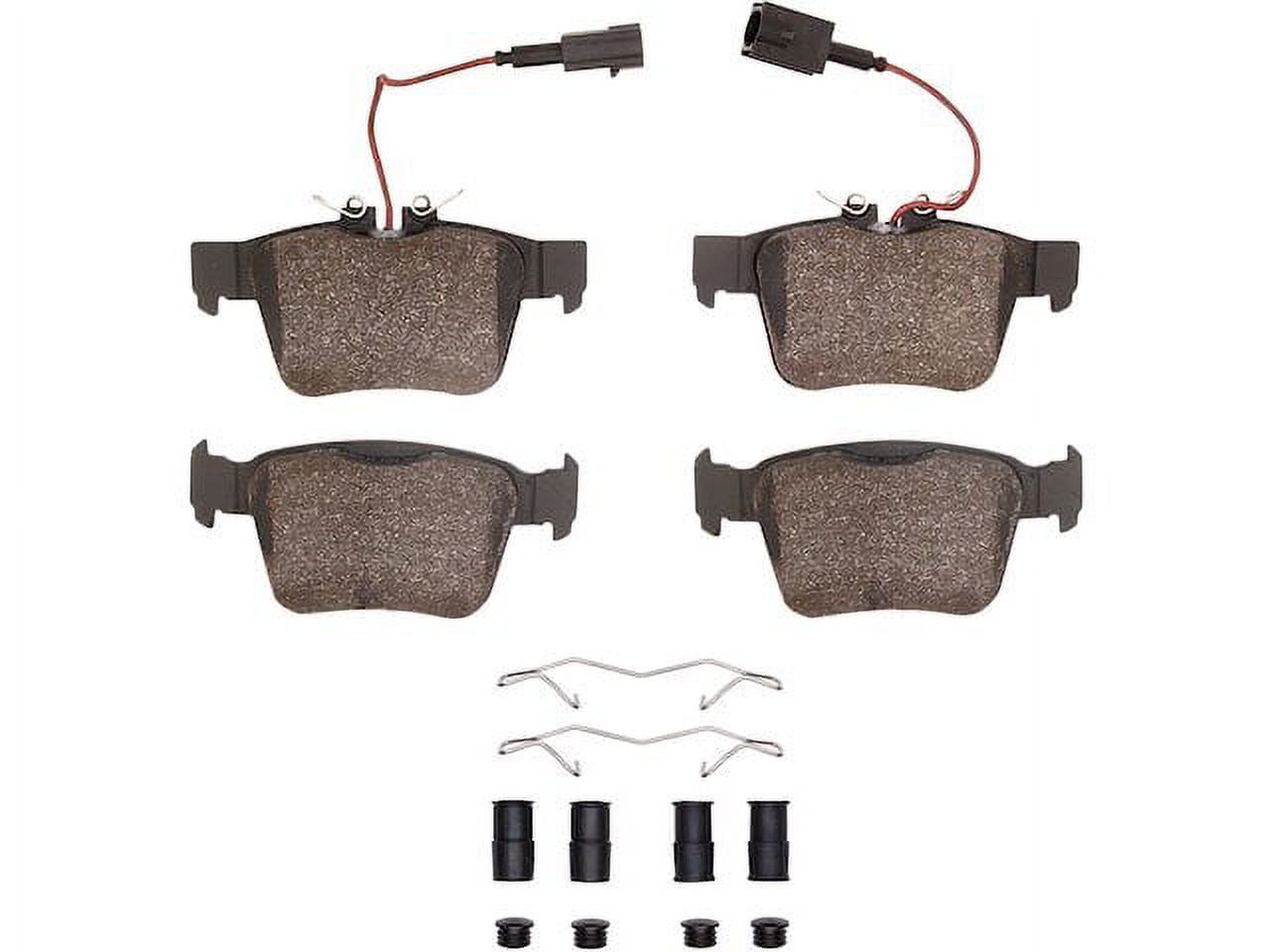 Rear Brake Pad Set - Compatible with 2017 - 2024 Alfa Romeo Giulia 2018 ...