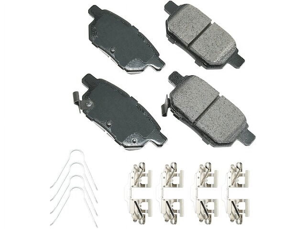 Rear Brake Pad Set - Compatible with 2019 - 2022 Toyota Prius AWD-e 1 ...