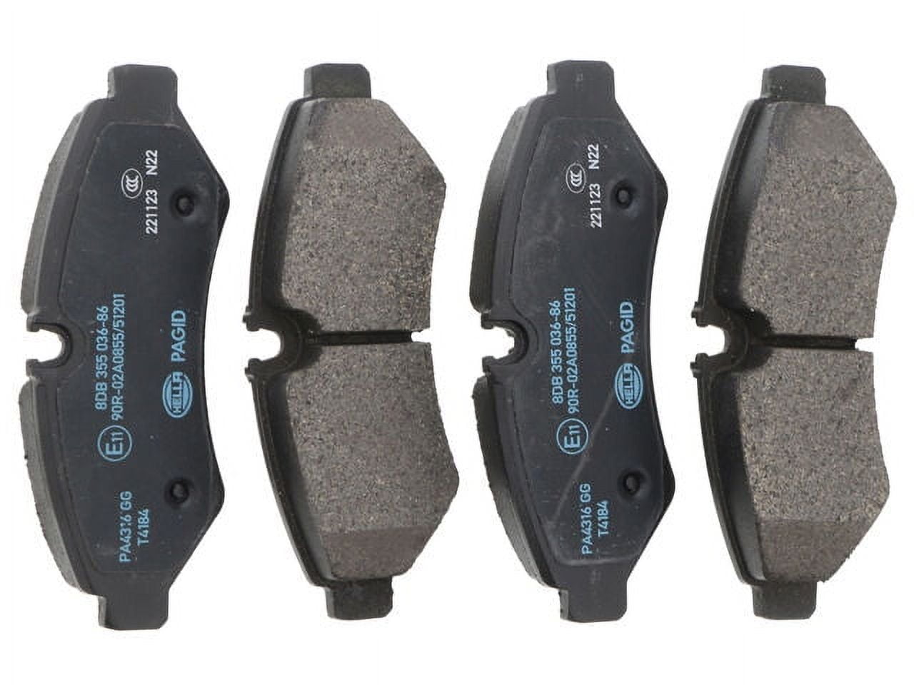 Rear Brake Pad Set - Compatible with 2019 - 2024 Mercedes-Benz Sprinter ...