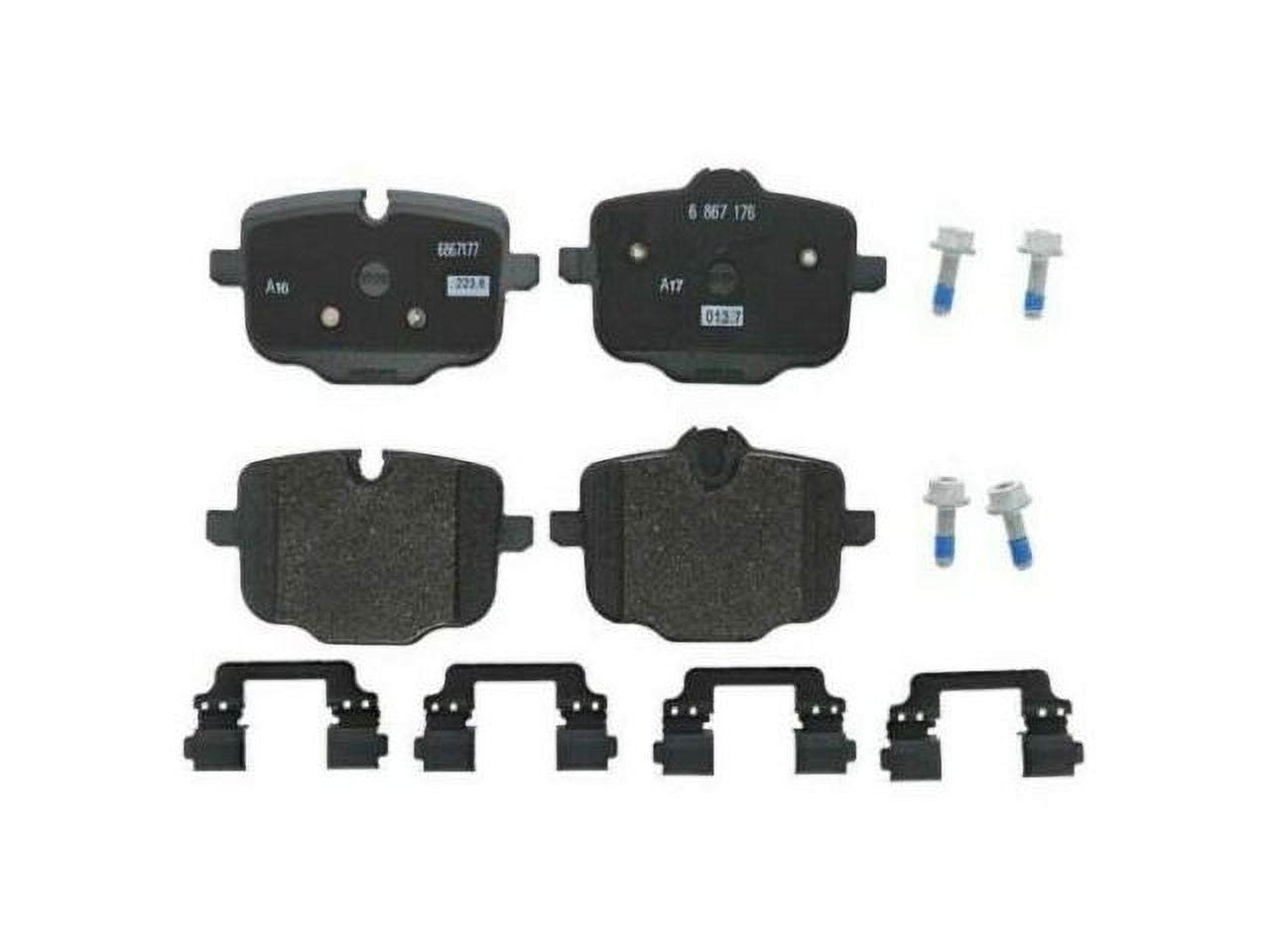 Rear Brake Pad Set - Compatible with 2020 - 2023 BMW X6 M50i 2021 2022 ...