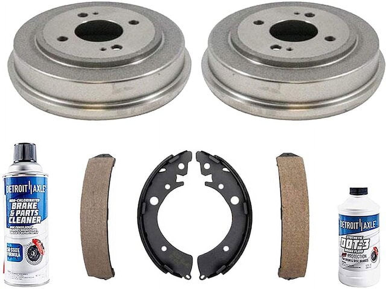 Rear Brake Pad Set and Brake Drum Kit - Compatible with 1992 - 2000 ...