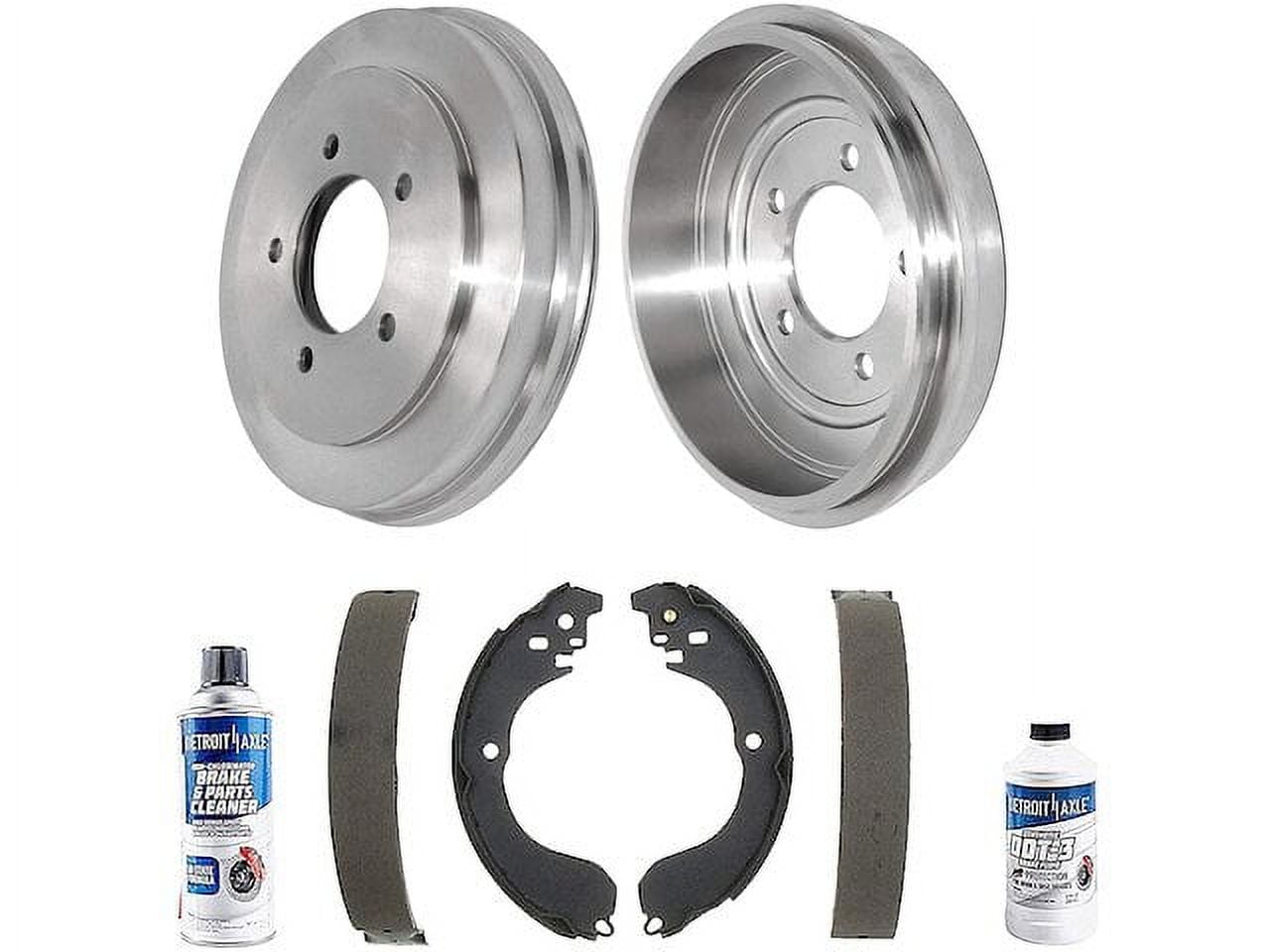 Rear Brake Pad Set and Brake Drum Kit - Compatible with 2007 - 2012 ...
