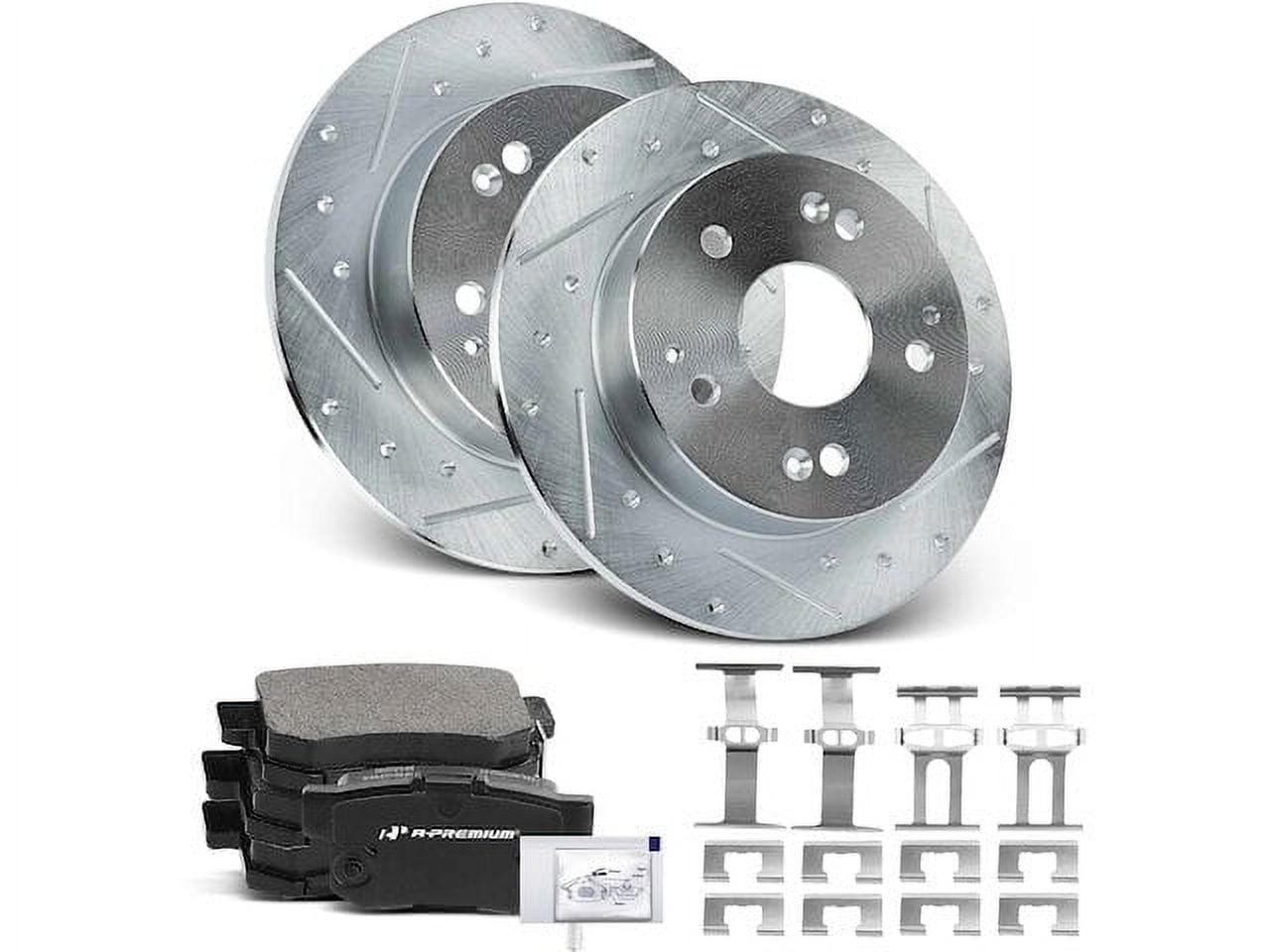 Rear Brake Pad and Rotor Kit 6 - Compatible with 1997 - 1998, 2000 ...