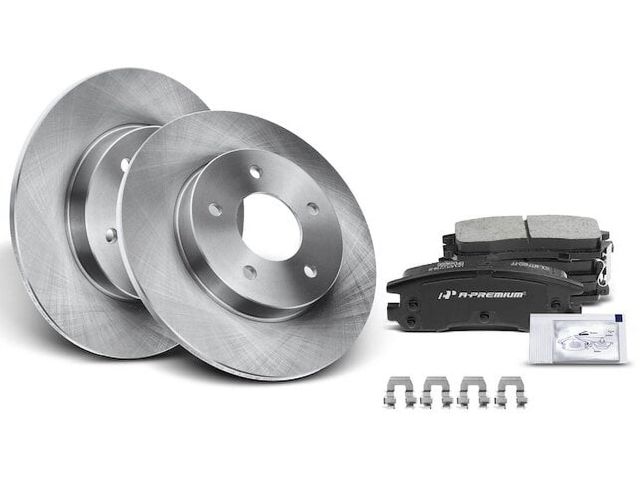 Rear Brake Pad and Rotor Kit 6 - Compatible with 2000 - 2005 Buick ...