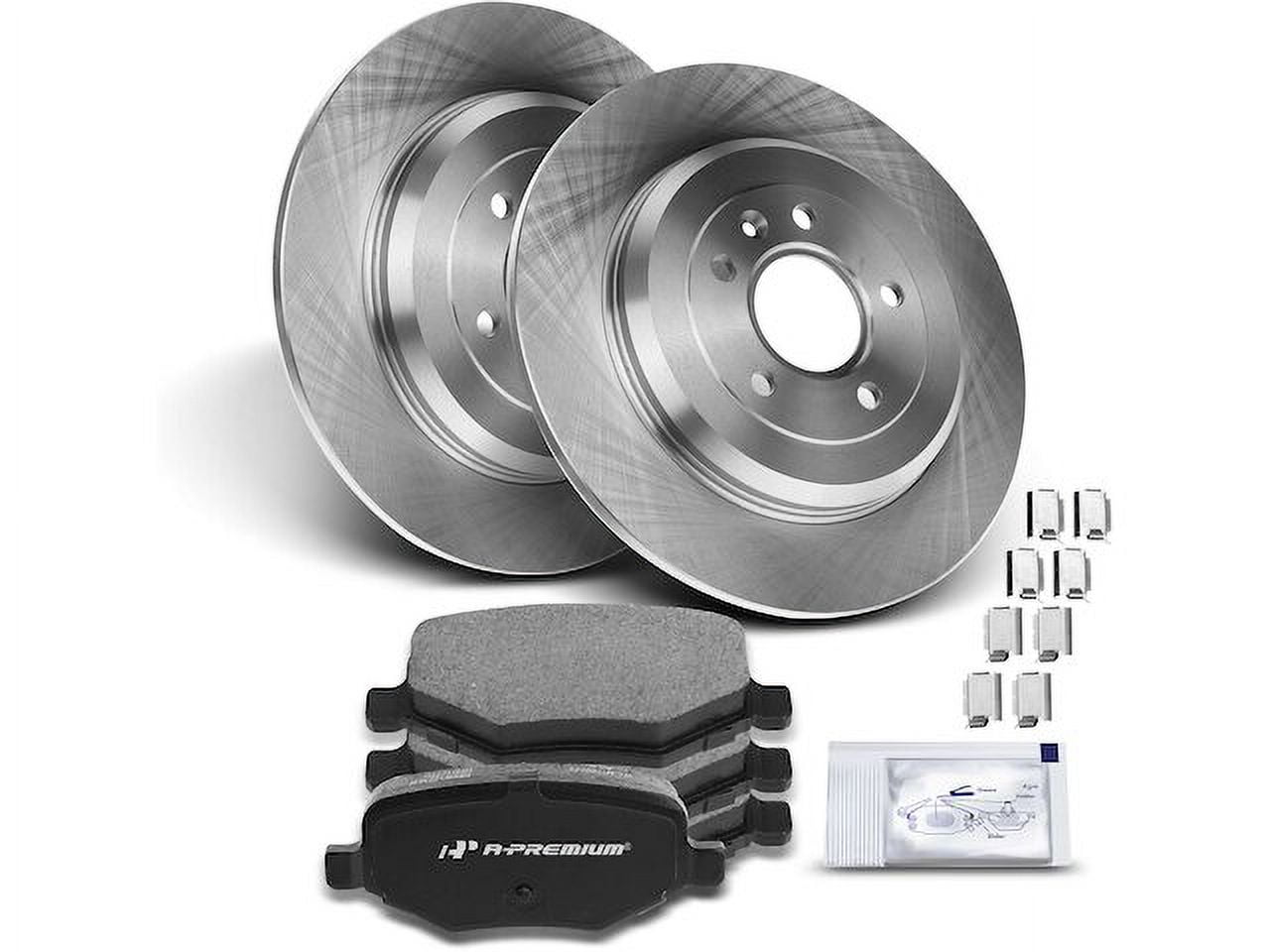 Rear Brake Pad and Rotor Kit 6 - Compatible with 2011 - 2017 Ford ...