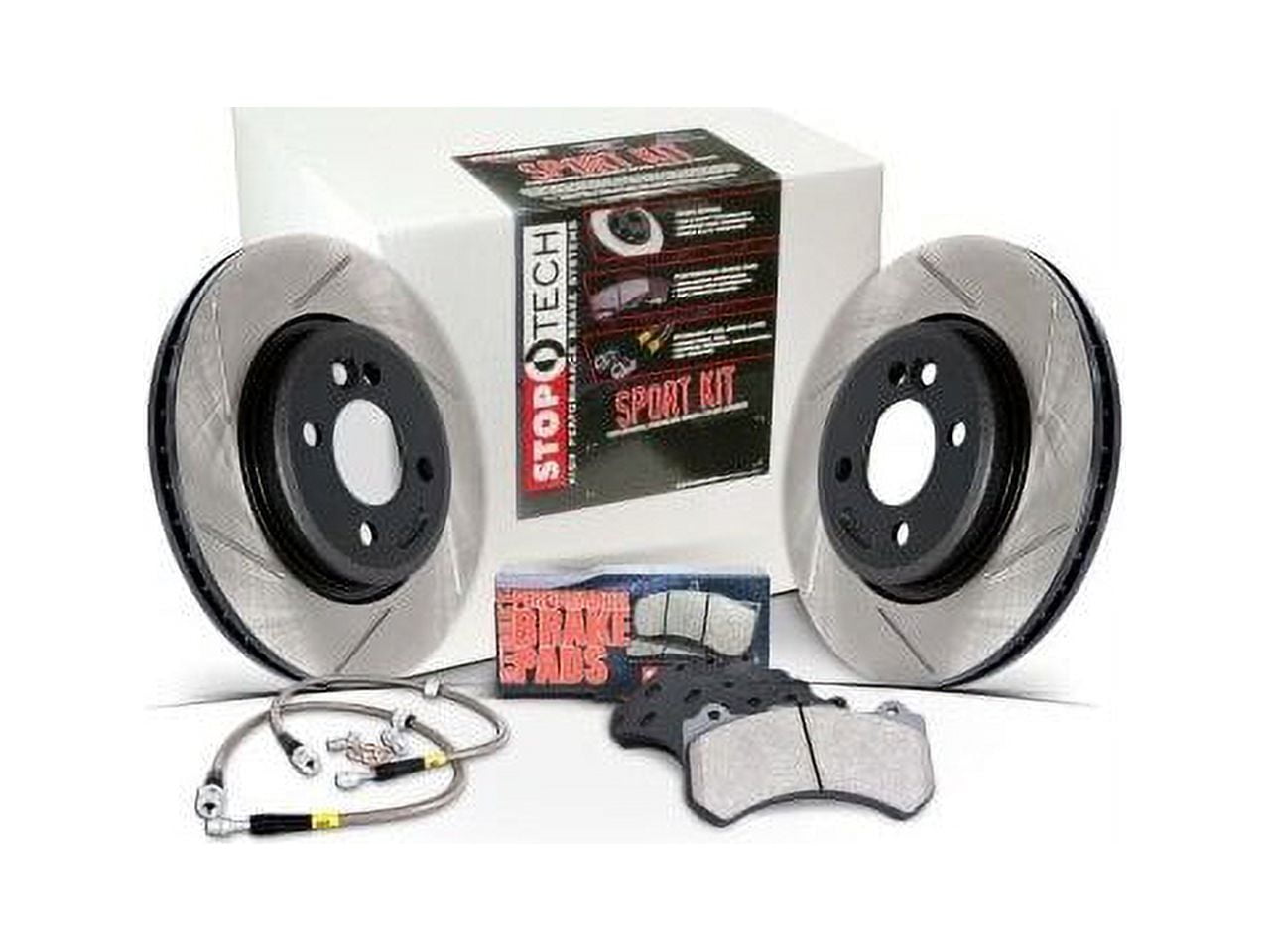 Rear Brake Pad and Rotor Kit - Compatible with 1976 - 1986 Jaguar XJS ...