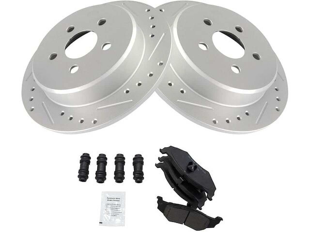Rear Brake Pad and Rotor Kit - Compatible with 2001 - 2010 Chrysler PT ...