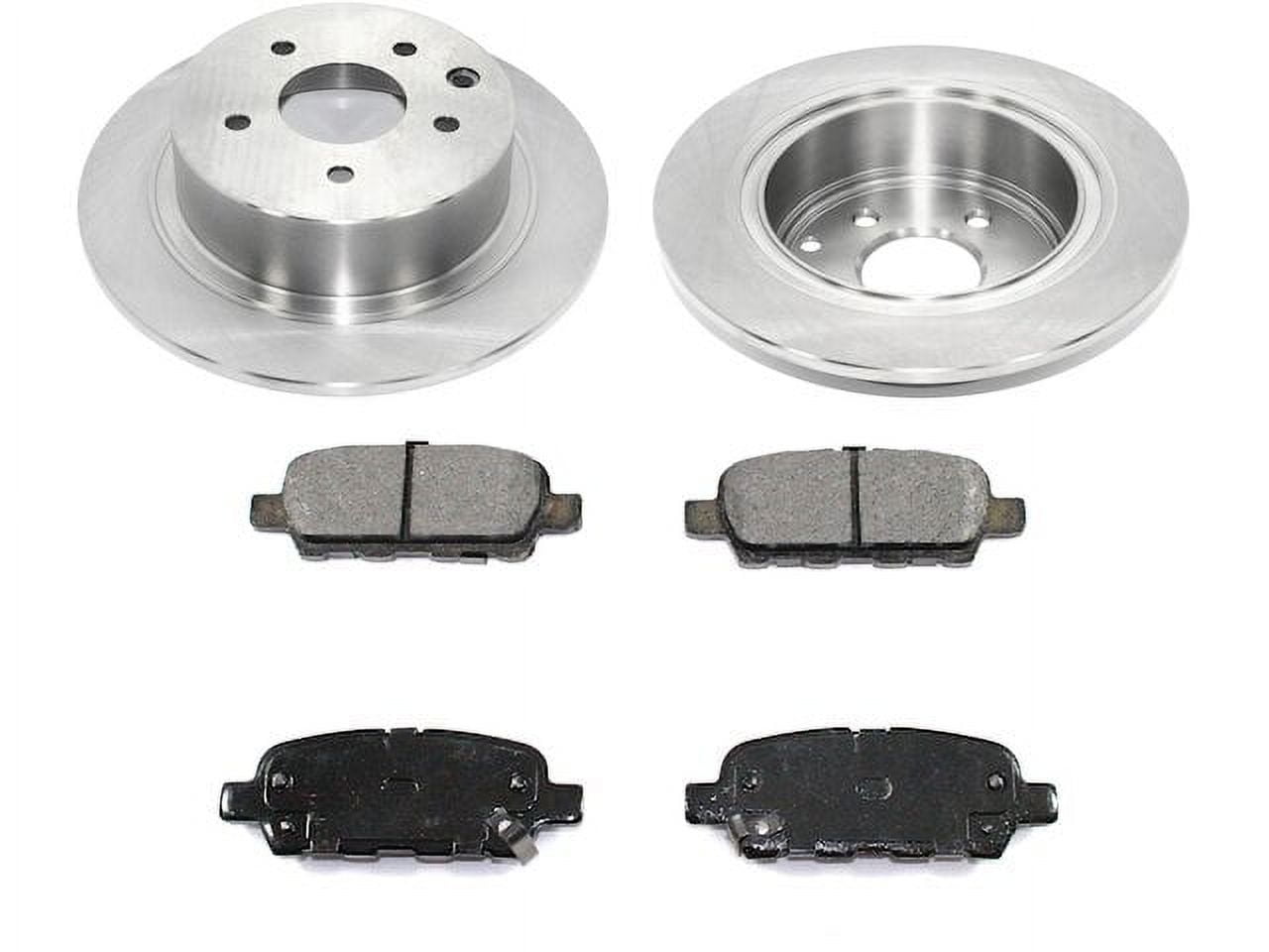 Rear Brake Pad and Rotor Kit - Compatible with 2002 - 2018 Nissan ...