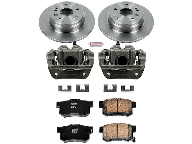 Rear Brake Pad and Rotor Kit - Compatible with 2004 - 2008 Acura TL ...