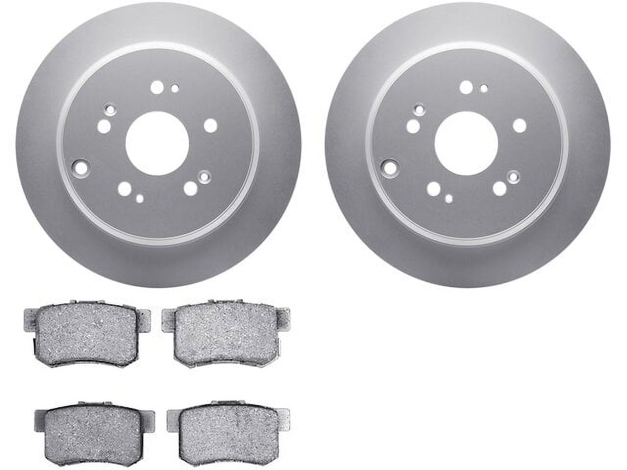 Rear Brake Pad and Rotor Kit - Compatible with 2005 - 2016 Honda CR-V ...
