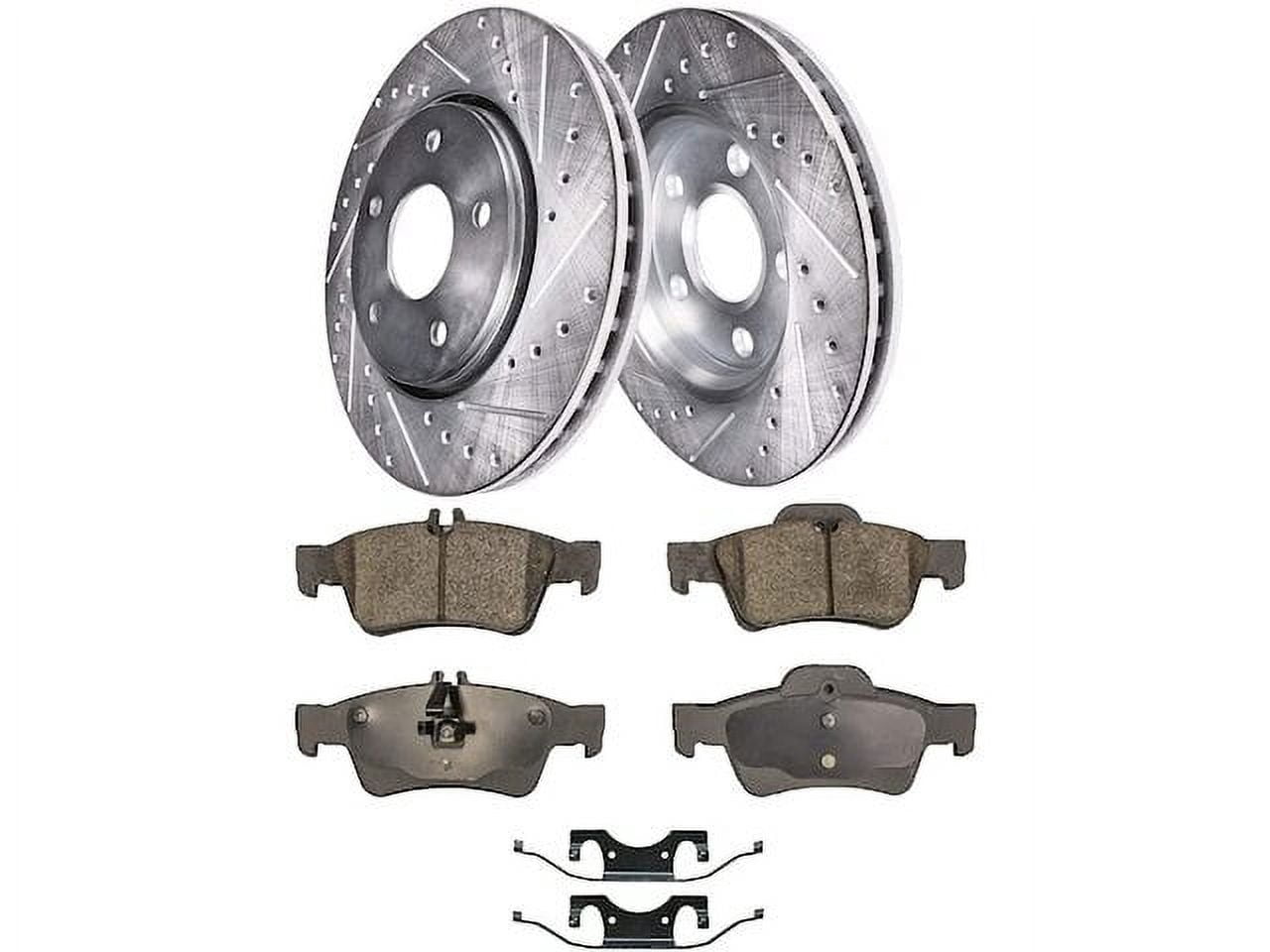 Rear Brake Pad and Rotor Kit - Compatible with 2006 - 2016 Mercedes ...