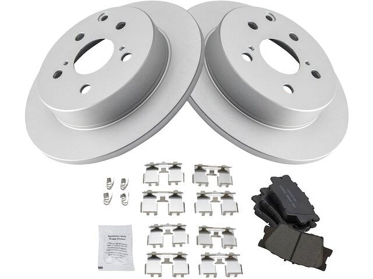 Rear Brake Pad and Rotor Kit - Compatible with 2006 - 2018 Toyota RAV4 ...