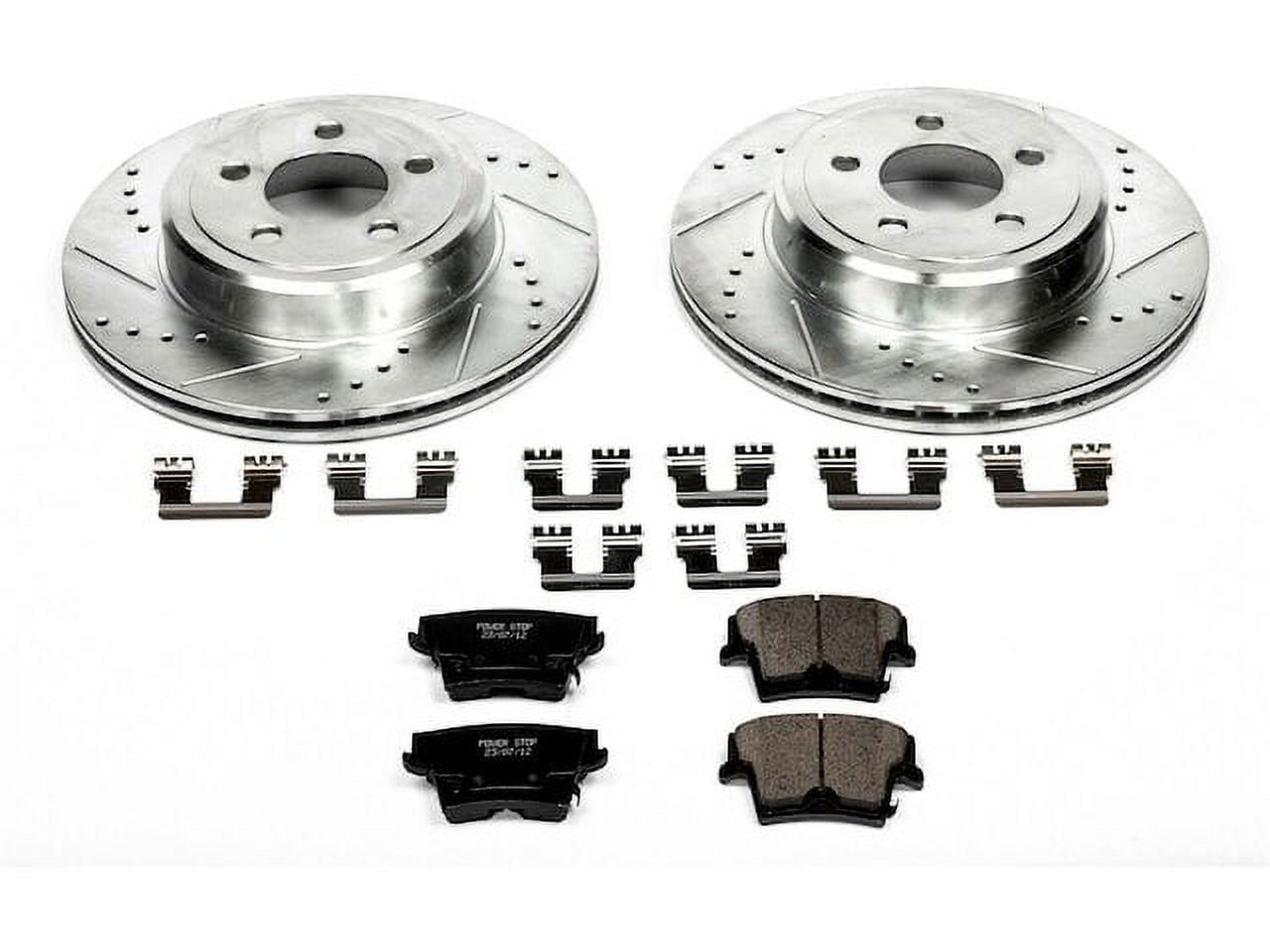 Rear Brake Pad and Rotor Kit - Compatible with 2009 - 2018, 2020 - 2021 ...