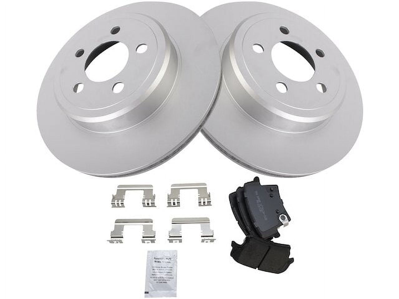 Rear Brake Pad and Rotor Kit - Compatible with 2009 - 2018 Dodge ...
