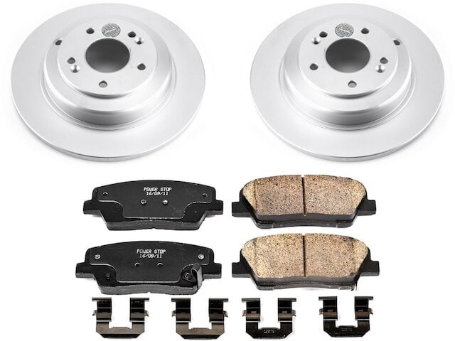Rear Brake Pad and Rotor Kit - Compatible with 2010 - 2016 Hyundai ...