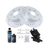 Rear Brake Pad and Rotor Kit - Compatible with 2013 - 2016 Ford Escape ...