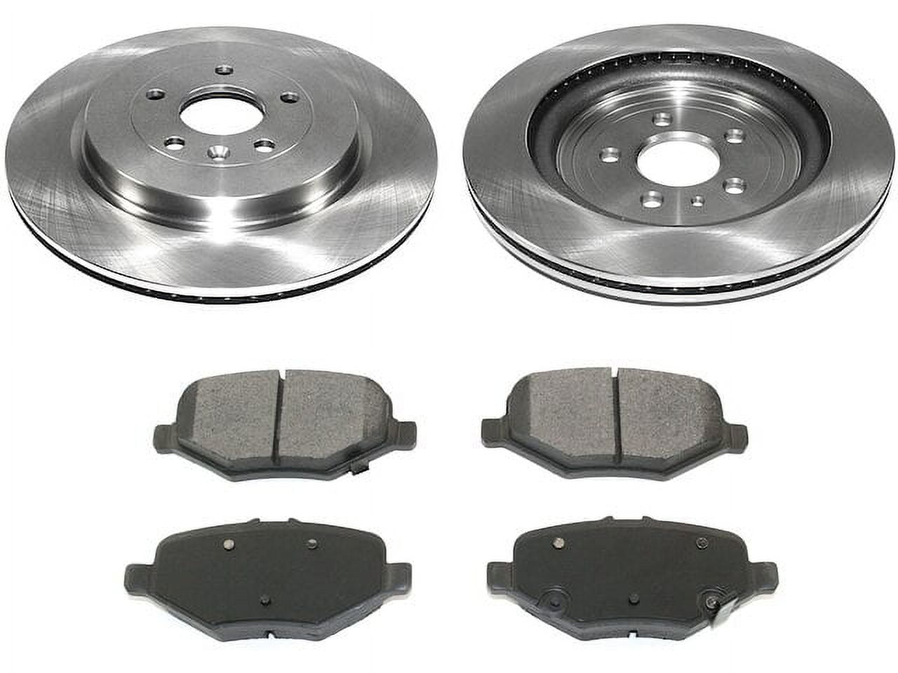 Rear Brake Pad and Rotor Kit - Compatible with 2013 - 2019 Ford ...