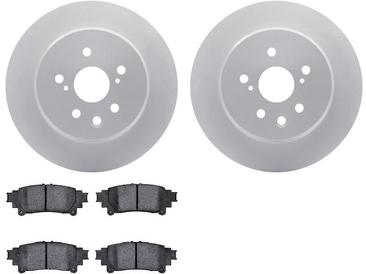 Rear Brake Pad and Rotor Kit - Compatible with 2013 - 2020 GS350 2014 ...
