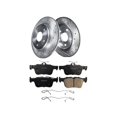 Rear Brake Pad and Rotor Kit - Compatible with 2015 - 2023 Ford Edge ...