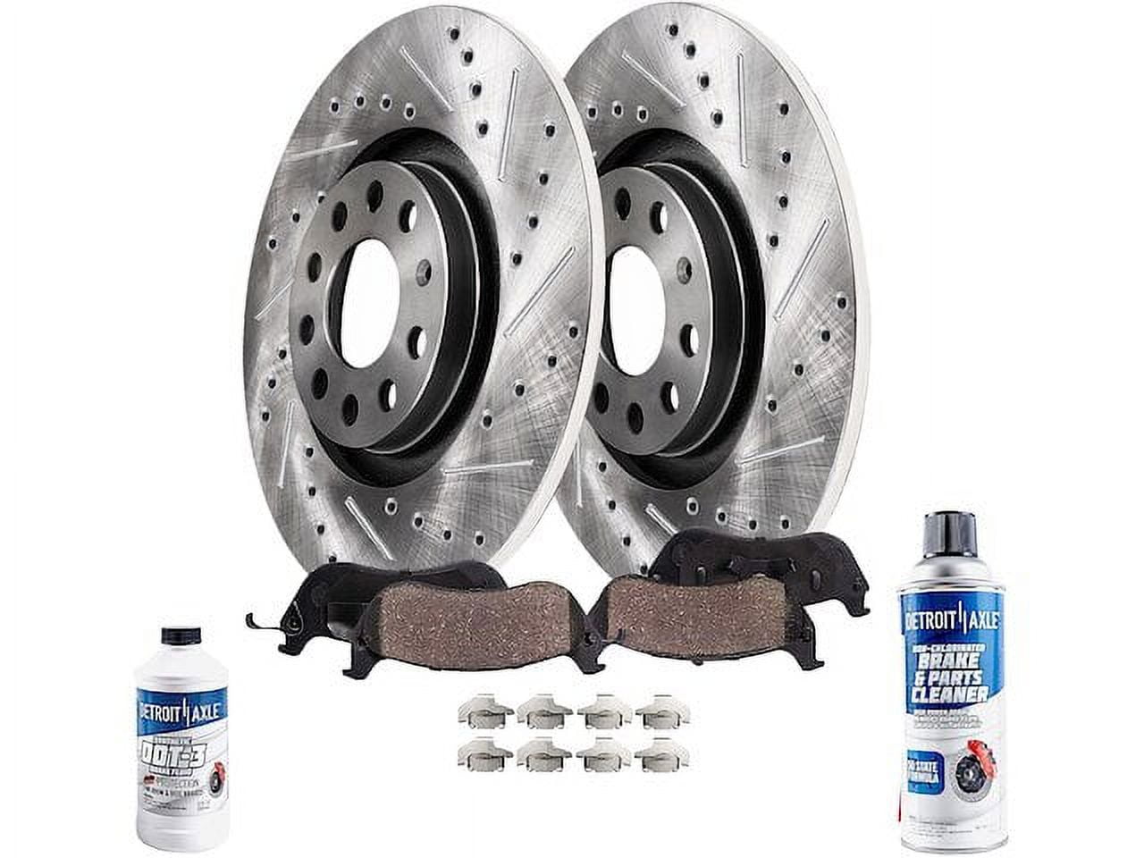 Rear Brake Pad and Rotor Kit - Compatible with 2016 - 2018 Audi A3 ...