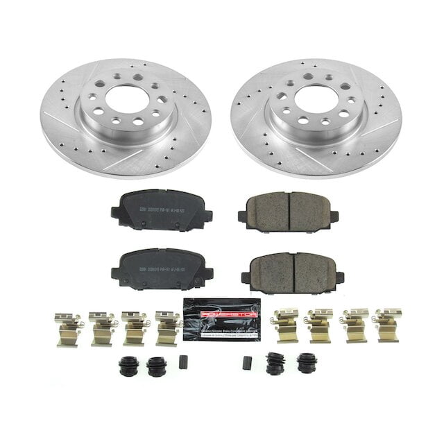 Rear Brake Pad and Rotor Kit - Compatible with 2017 - 2025 Jeep Compass ...