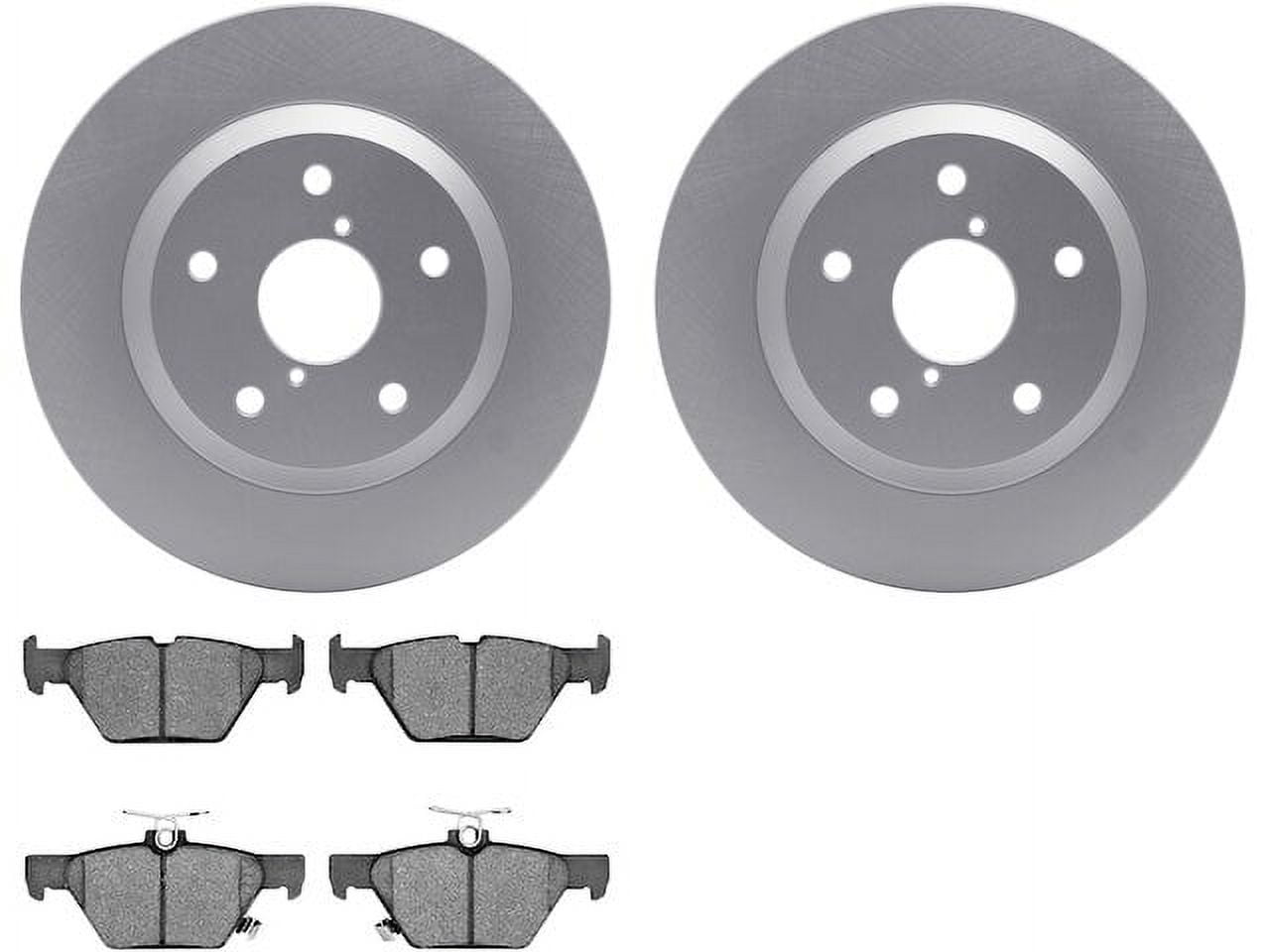 Rear Brake Pad and Rotor Kit - Compatible with 2019 - 2022 Subaru ...