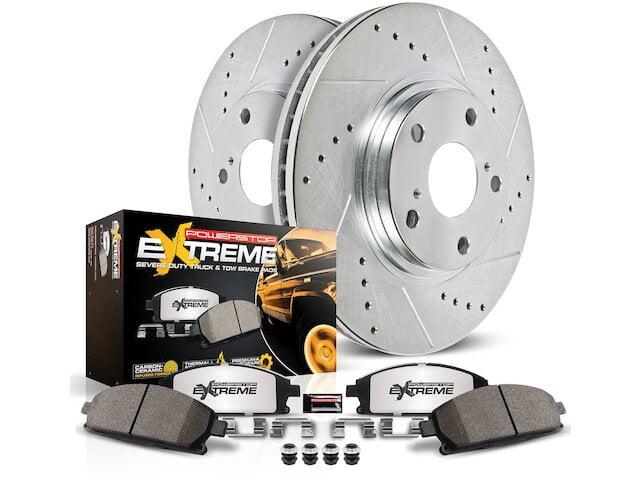 Rear Brake Pad and Rotor Kit - Compatible with 2019 - 2023 Ford Ranger ...