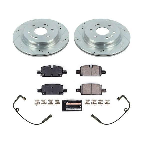 Rear Brake Pad and Rotor Kit - Compatible with 2019 - 2024 GMC Sierra ...