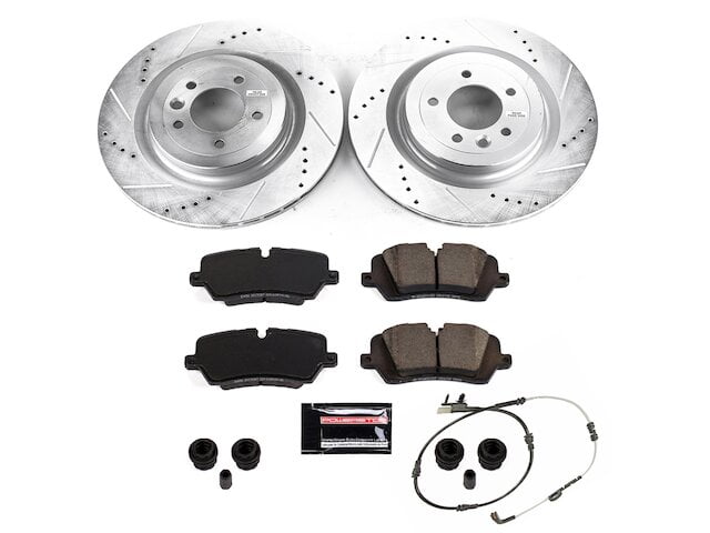 Rear Brake Pad and Rotor Kit - Compatible with 2021 - 2025 Land Rover ...