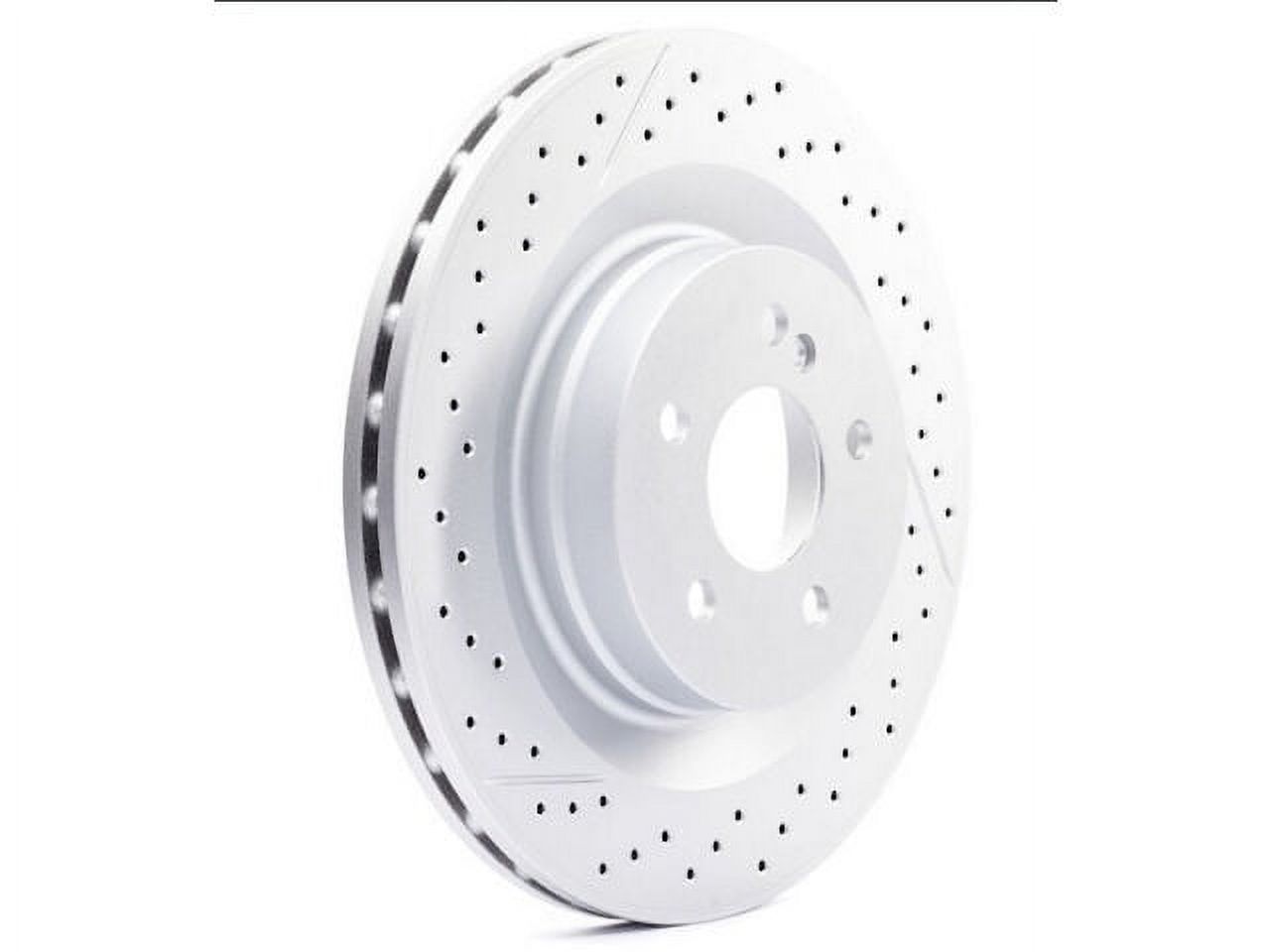 Rear Brake Rotor - Compatible with 2008 - 2015 Mercedes-Benz C63 AMG ...