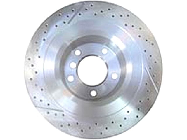 Rear Brake Rotor - Compatible with 2013 - 2018 Mercedes-Benz G63 AMG ...
