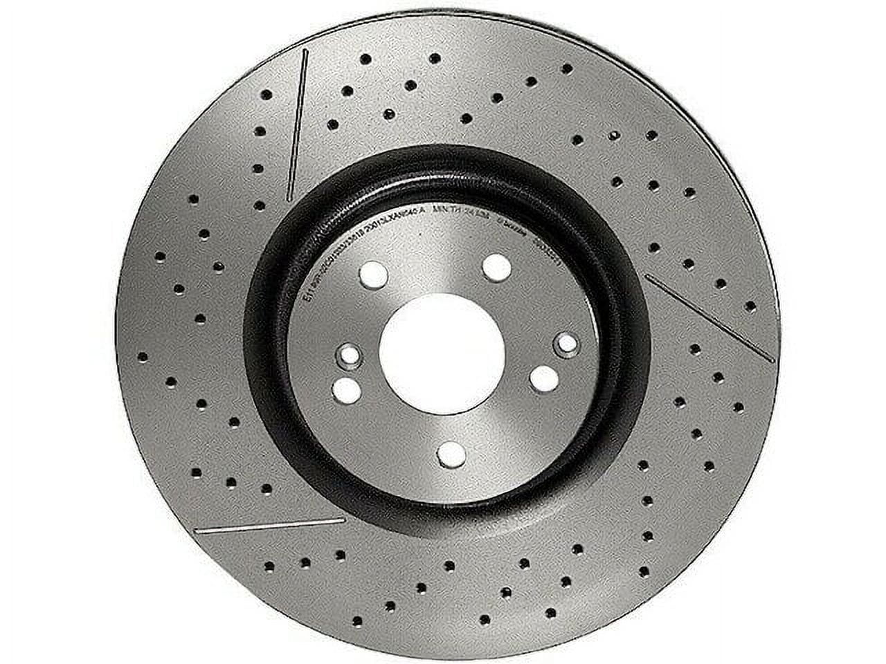 Rear Brake Rotor - Compatible with 2018 - 2021 Mercedes-Benz GLC63 AMG ...