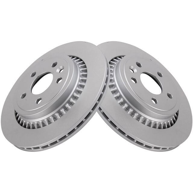Rear Brake Rotor Set 2 Piece - Compatible with 2010 - 2017 Volvo XC60 ...