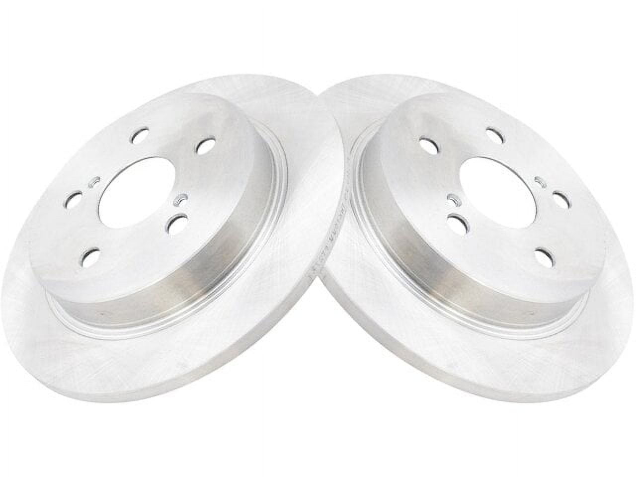 Rear Brake Rotor Set 2 Piece - Compatible with 2018 - 2022 Toyota Camry ...