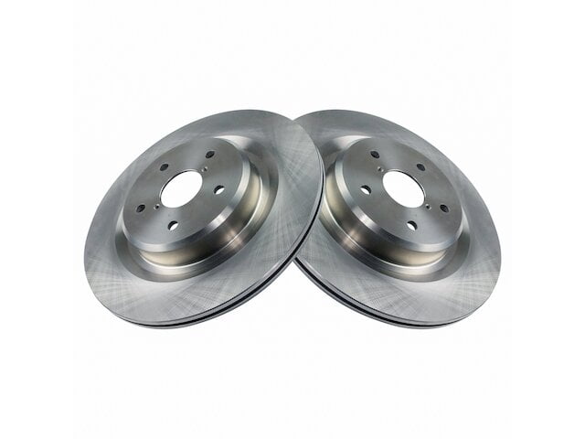 Rear Brake Rotor Set 2 Piece - Compatible with 2019 - 2020 Subaru Ascent 2021 2022 2023 2024 ...