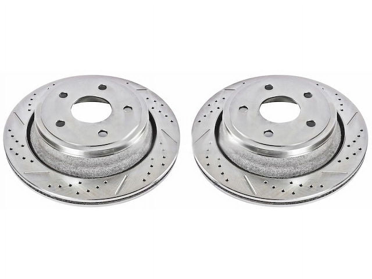 Rear Brake Rotor Set - Compatible with 2002 - 2010 Dodge Ram 1500 2003 ...