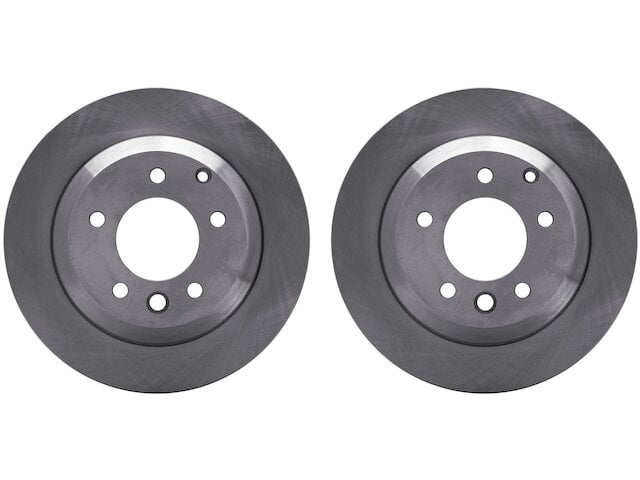 Rear Brake Rotor Set - Compatible with 2003 - 2006, 2008 - 2018 Porsche ...