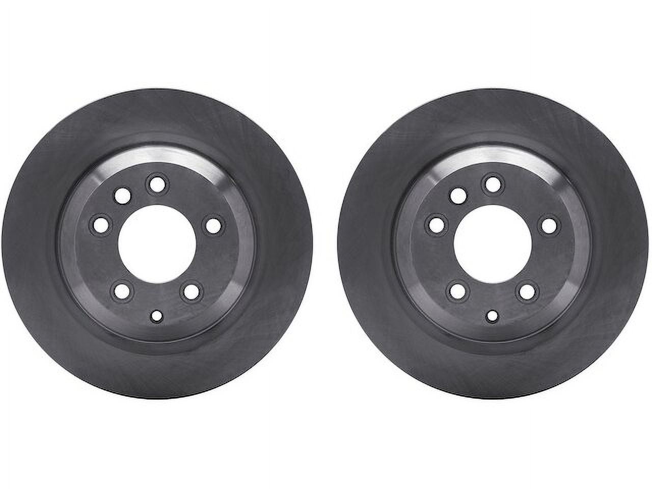 Rear Brake Rotor Set - Compatible with 2005 - 2006, 2008 - 2018 Porsche ...