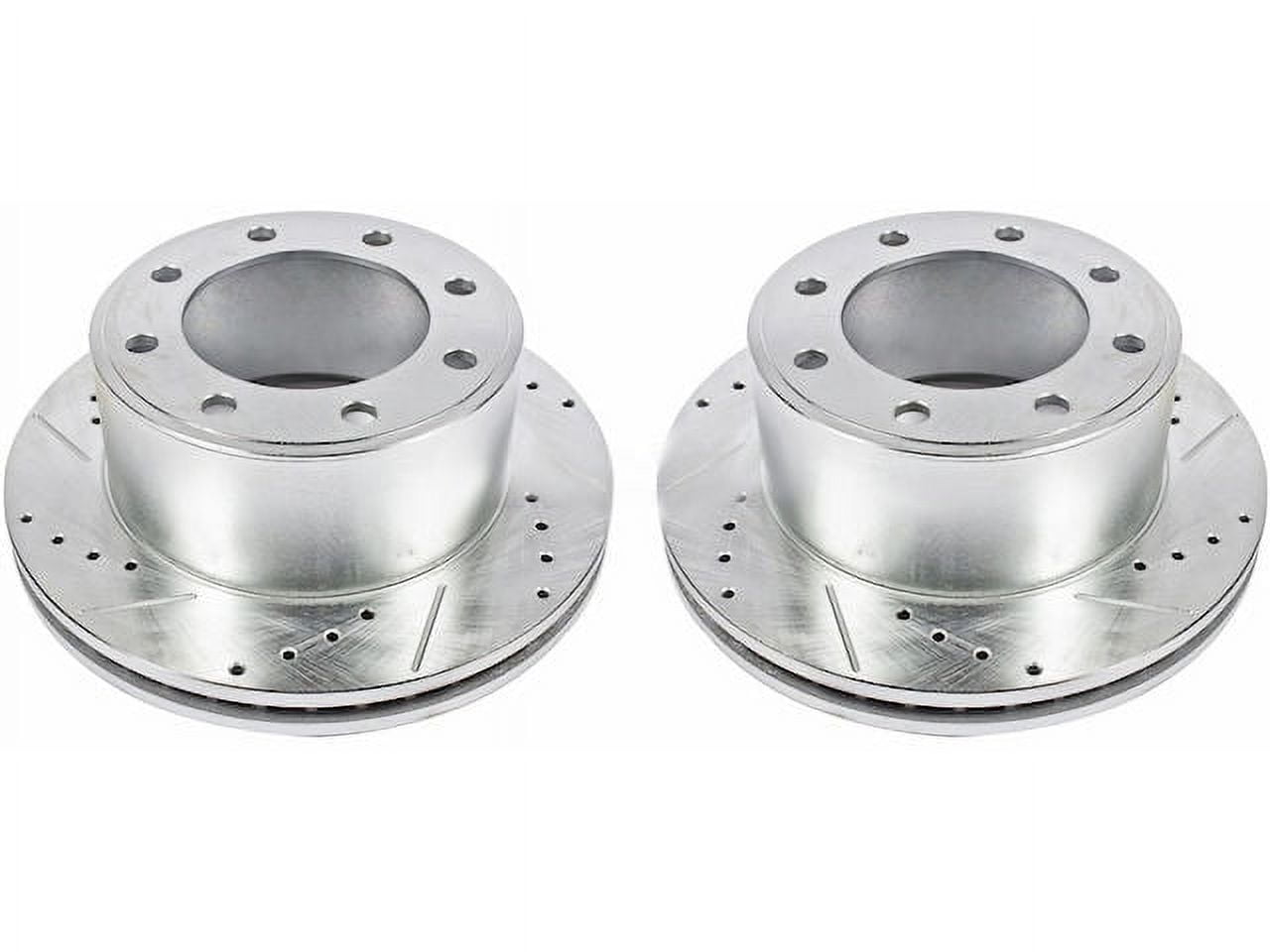 Rear Brake Rotor Set - Compatible with 2005 - 2012 Ford F-250 Super ...