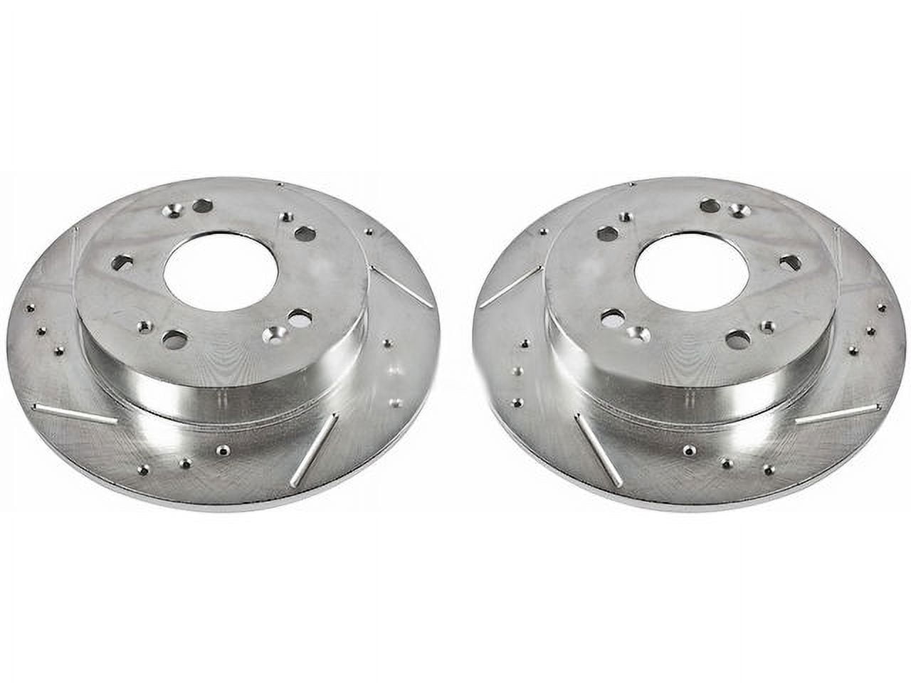 Rear Brake Rotor Set - Compatible with 2006 - 2015 Honda Civic 2007 ...