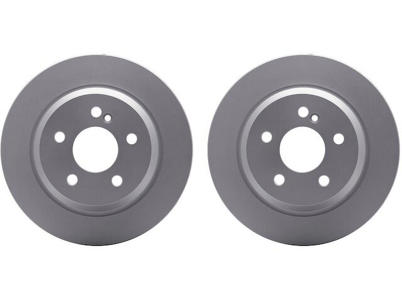 Rear Brake Rotor Set - Compatible with 2007 - 2011 Mercedes-Benz S550 ...