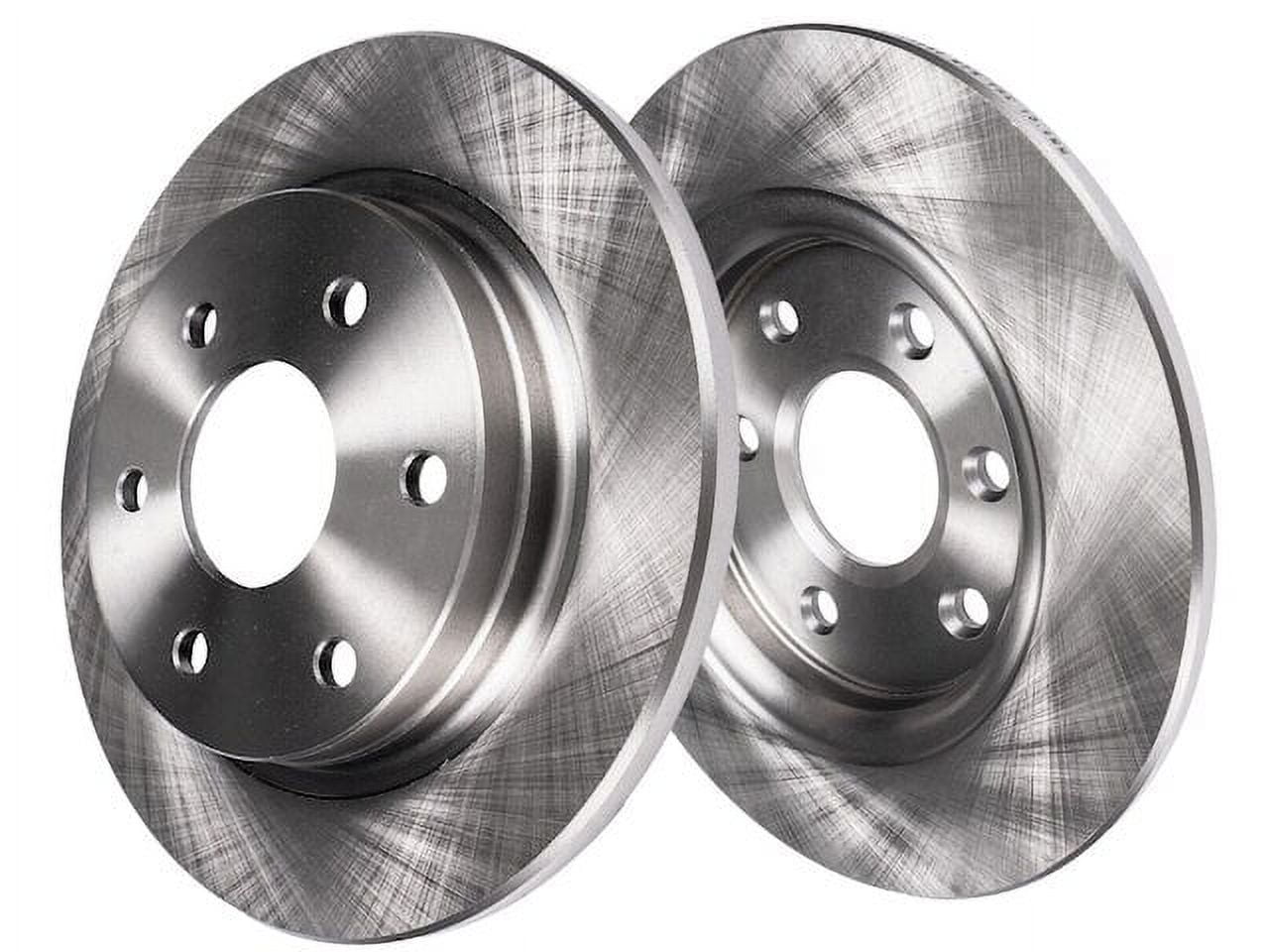 Rear Brake Rotor Set - Compatible with 2010 - 2018 Mercedes-Benz ...