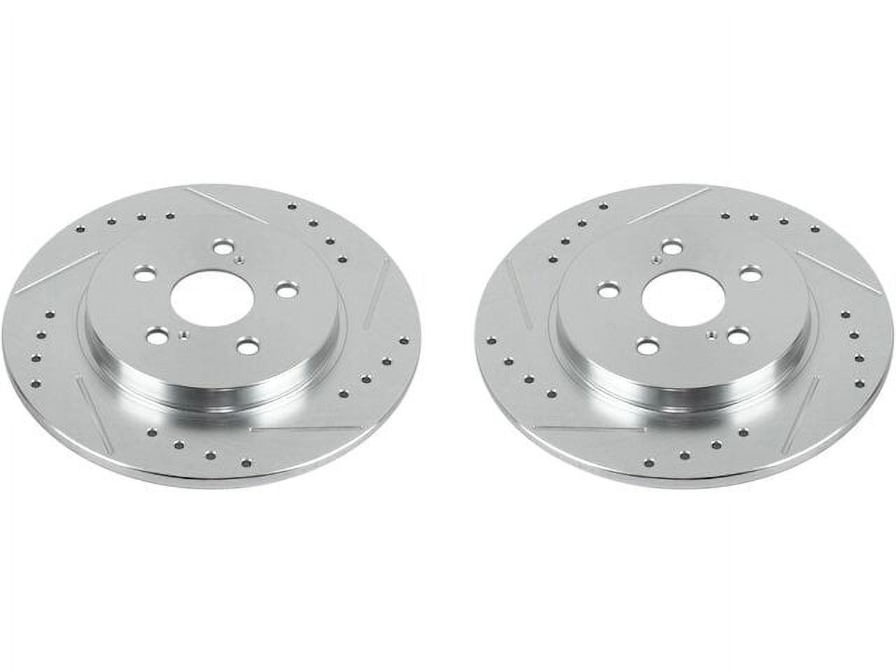 Rear Brake Rotor Set - Compatible with 2011 - 2017 CT200h 2012 2013 ...